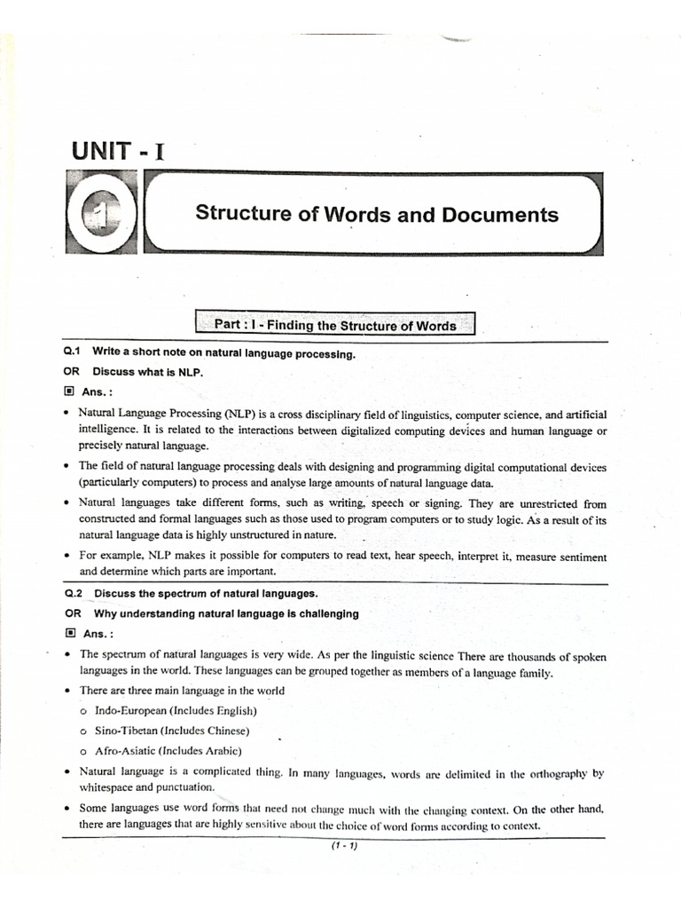 Unit - I Decode | PDF