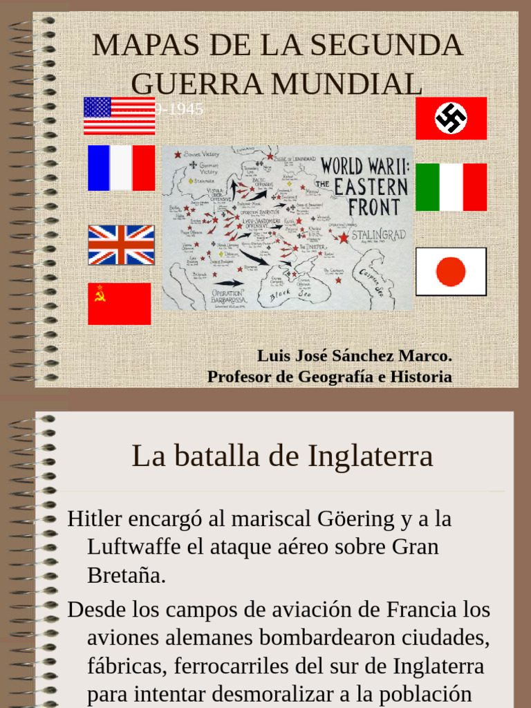 LA SEGUNDA GUERRA MUNDIAL Mapas | PDF