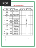 Teacher's Duty Roster Riss 2025 | PDF