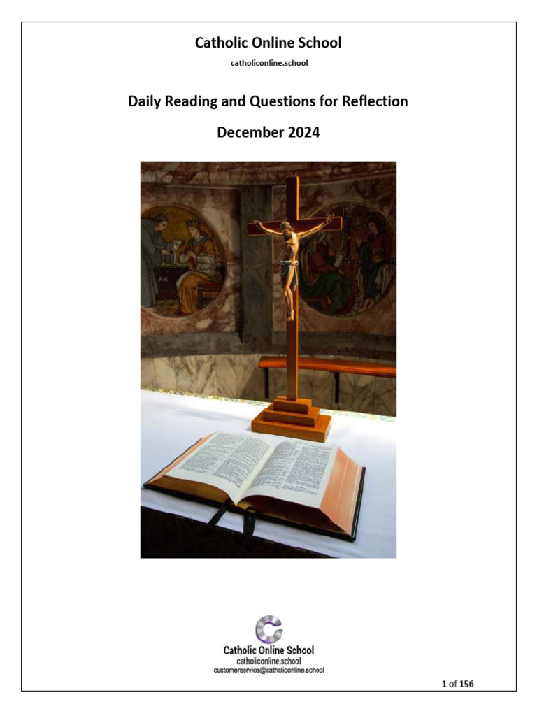 December 2024 Daily Reading Learning Resource PDF | PDF | Mary, Mother ...