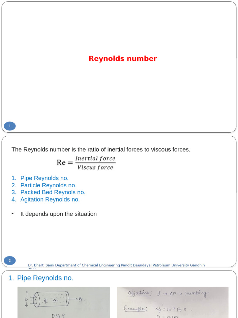 11 Reynolds Number | PDF