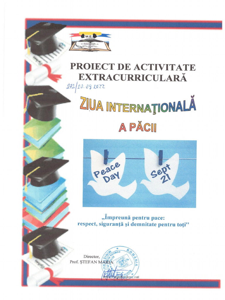 Proiect Pacea 2022 | PDF