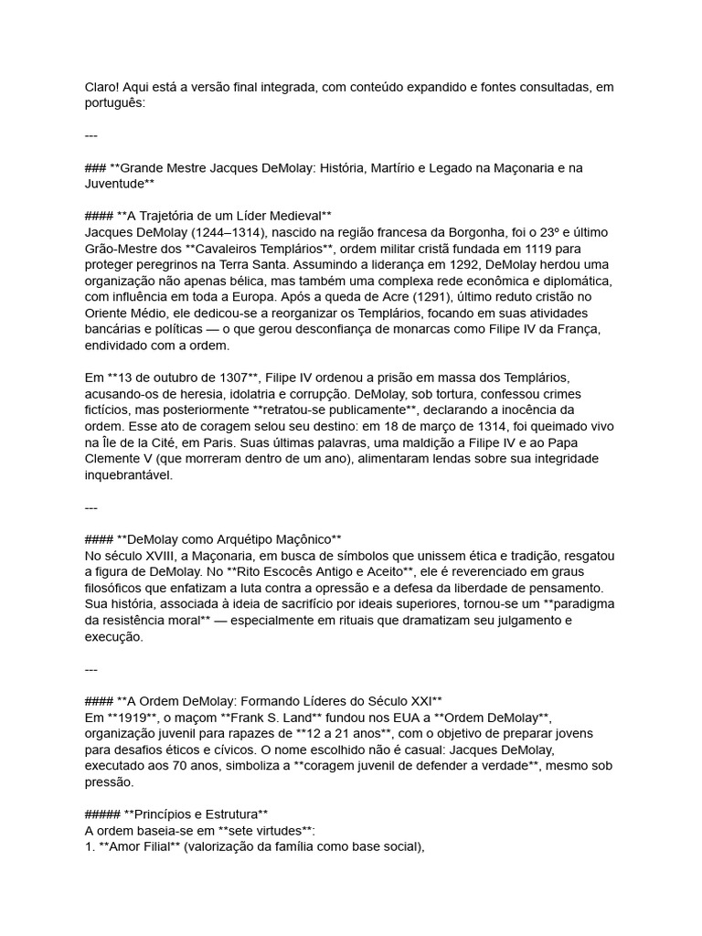 JdM Completo | PDF | Cavaleiros Templários