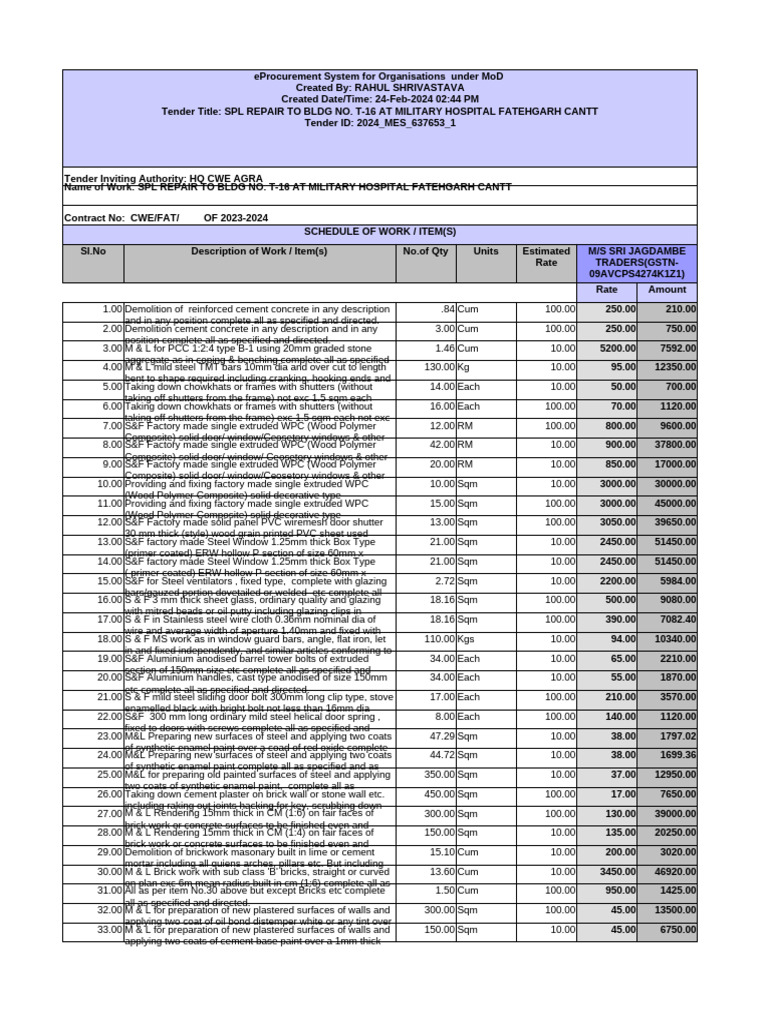 boqcomparativechart 2 | PDF | Electrical Connector | Electrical Wiring