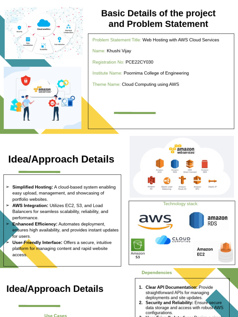 AWS Cloud Portfolio Hosting System | PDF | Cloud Computing | Amazon Web ...