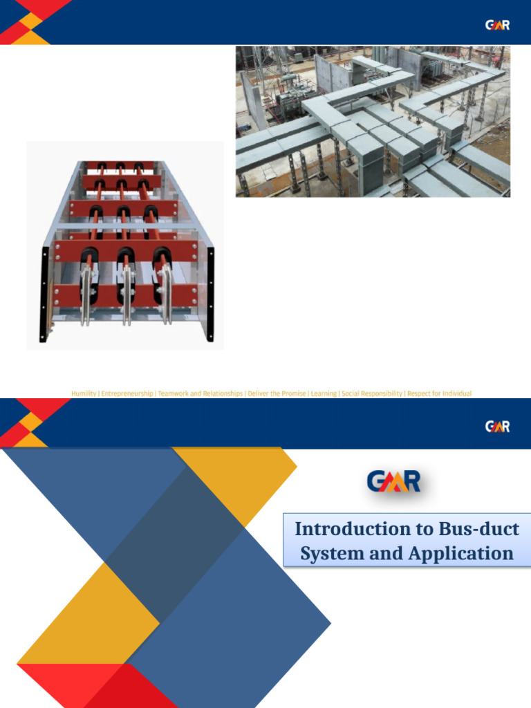 Presentation On Busduct | PDF | Insulator (Electricity) | Duct (Flow)