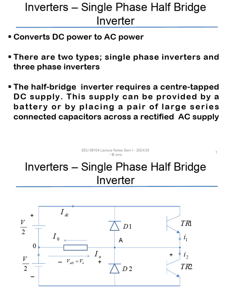 Full-Bridge Inverter Analysis and Calculations | PDF | Power Inverter ...