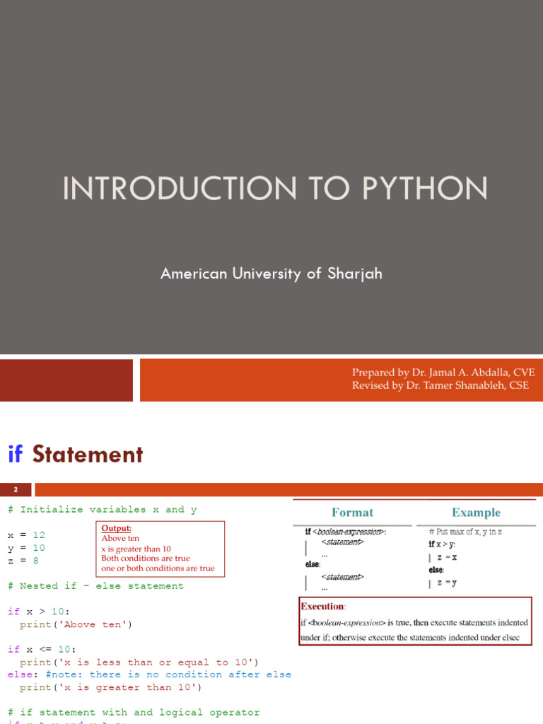 Week 3- Introduction to Python #2 | PDF | Parameter (Computer ... Week 3- Introduction to Python #2 | PDF | Parameter (Computer ...