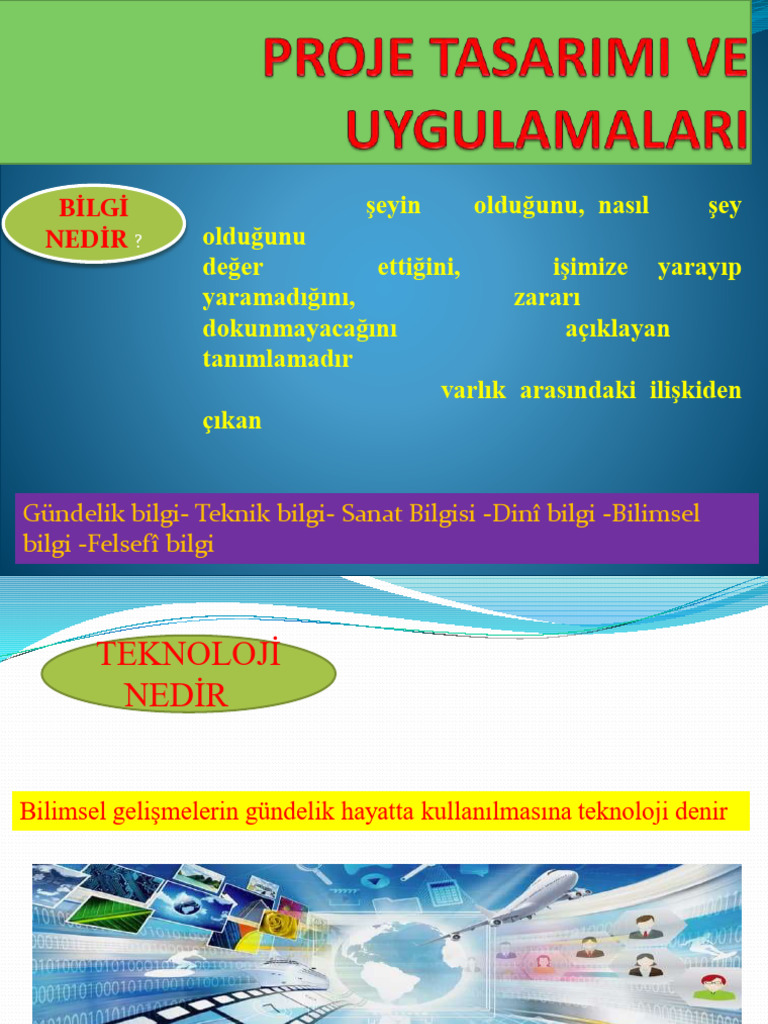 Proje Tasarim Ve Uygulamalari | PDF