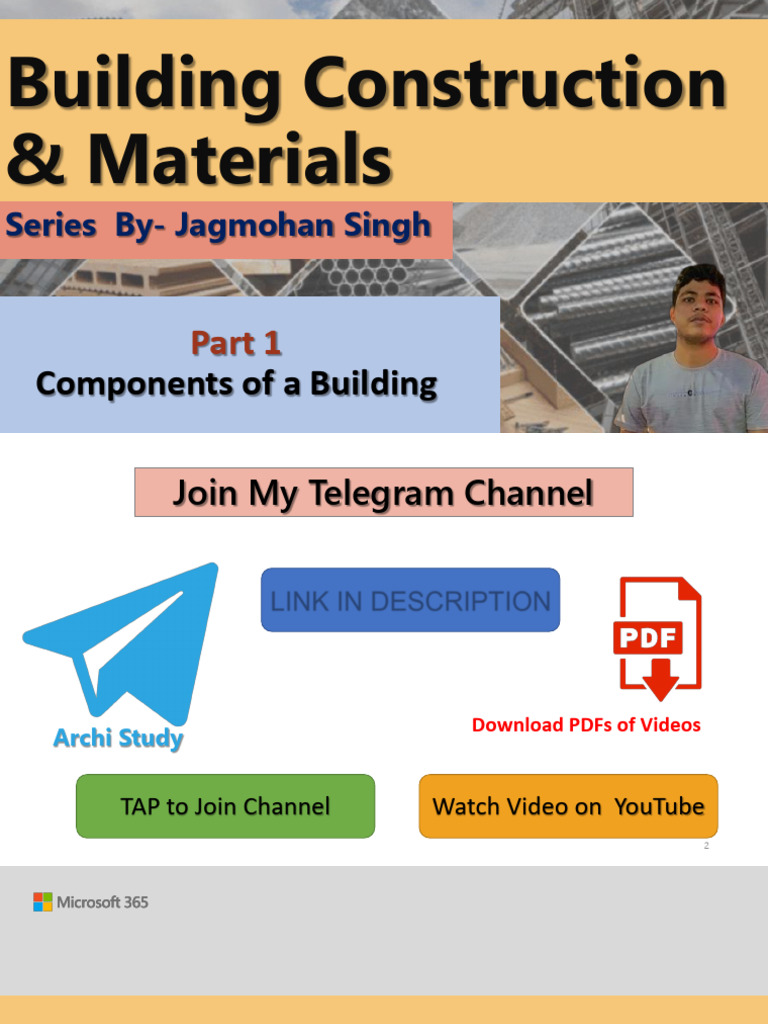 Building Components Overview | PDF