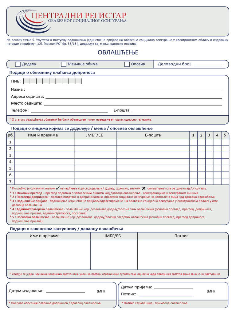 Ovlascenje Finalno | PDF