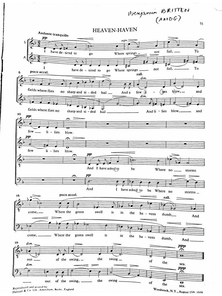 Britten Into 3 | PDF