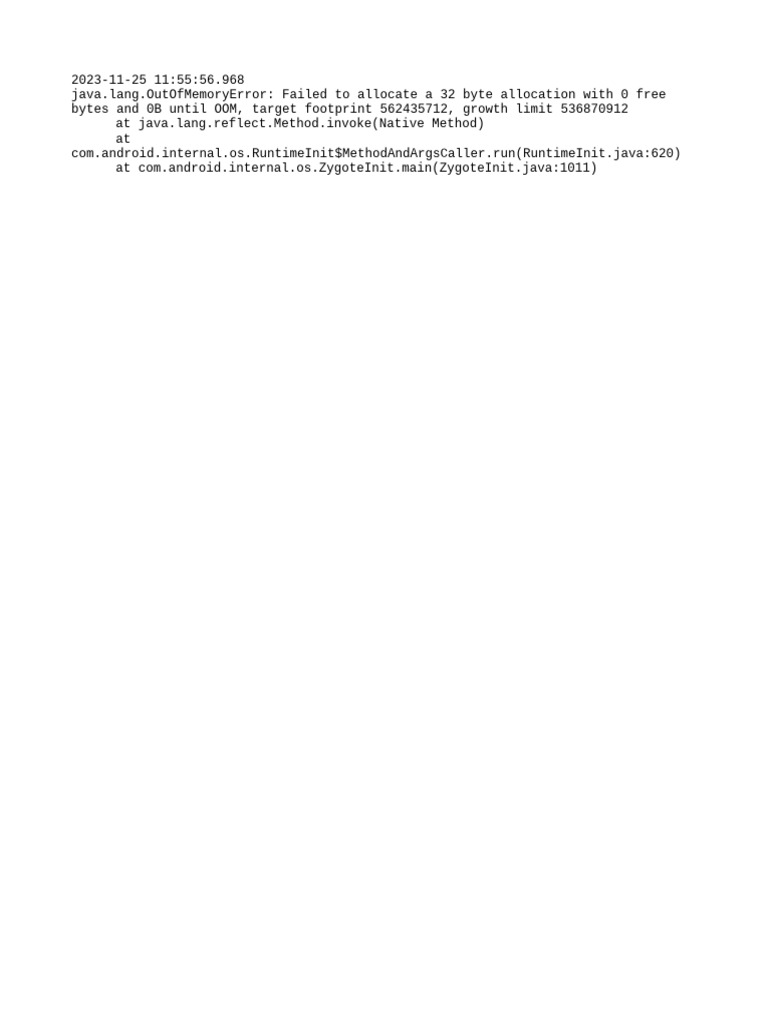 Last Crash Log | PDF
