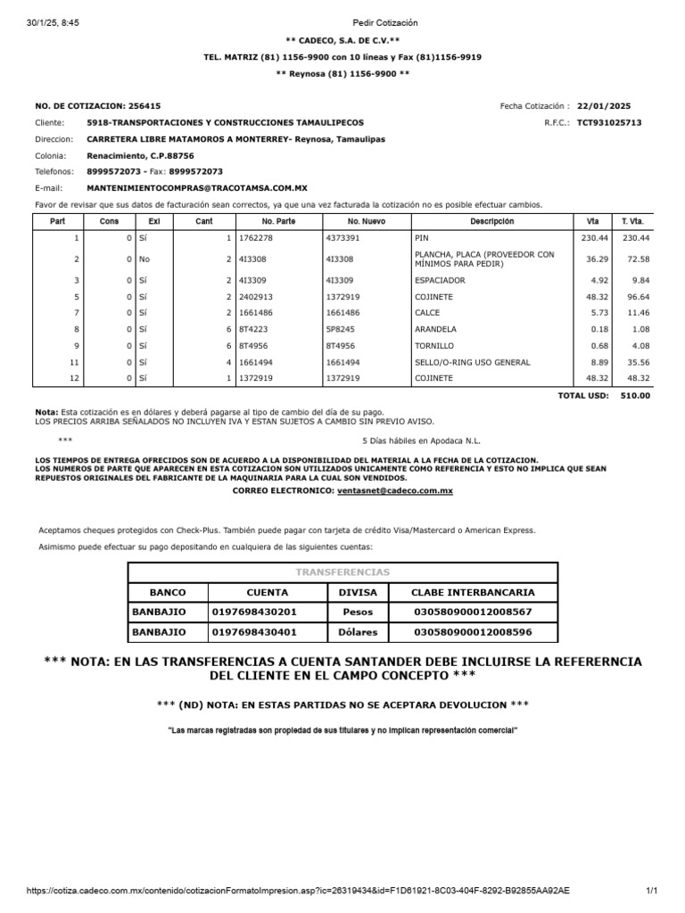 Cadeco | PDF | Dinero | Bancario