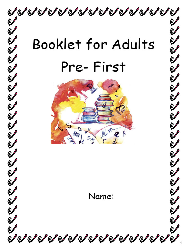 Booklet Adults Pre Fce 2024 - Pagenumber | PDF | King Lear | The Taming ...