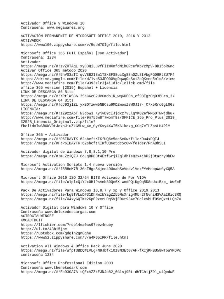 Activador Office y Windows | PDF | Utility Software | Computing Platforms
