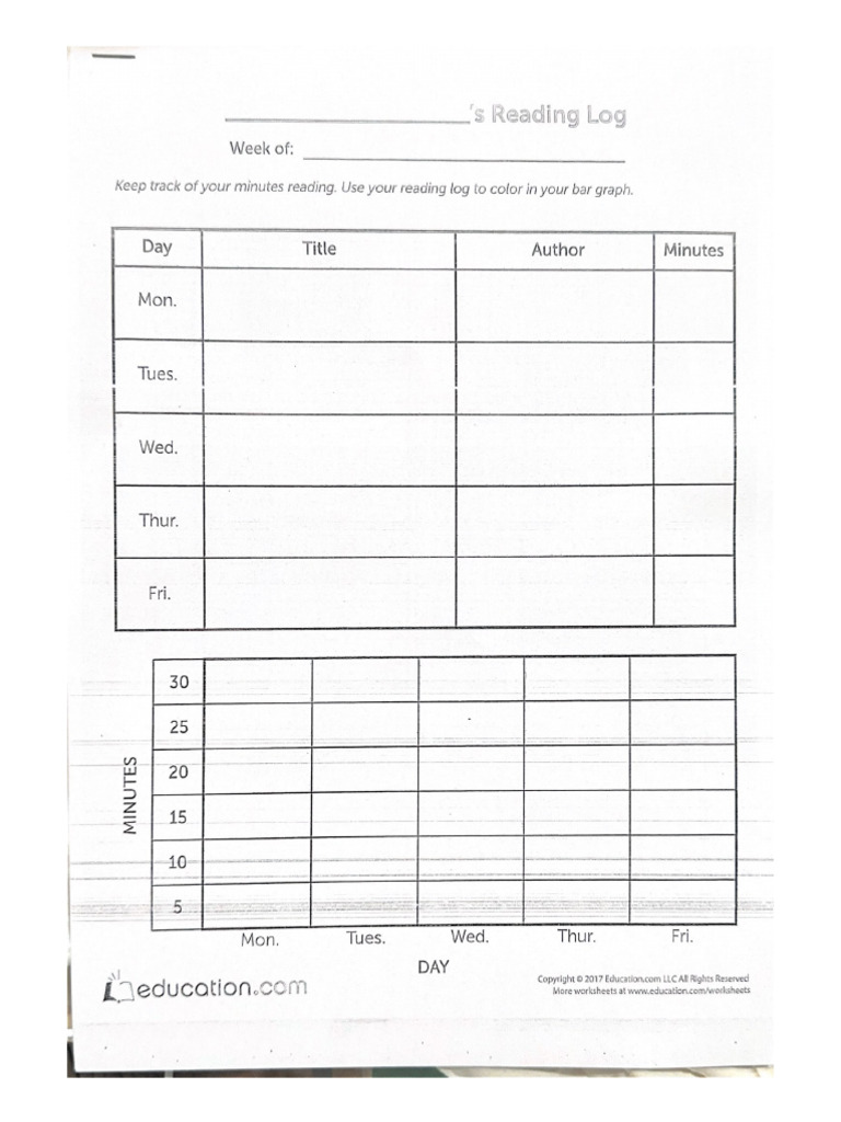 's Reading Log-2 | PDF