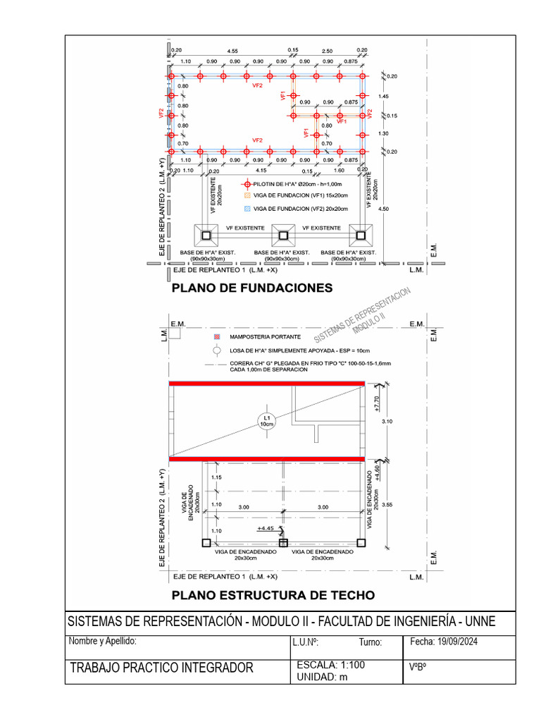 TP Integrador Civil - 2024 - Estructura | PDF