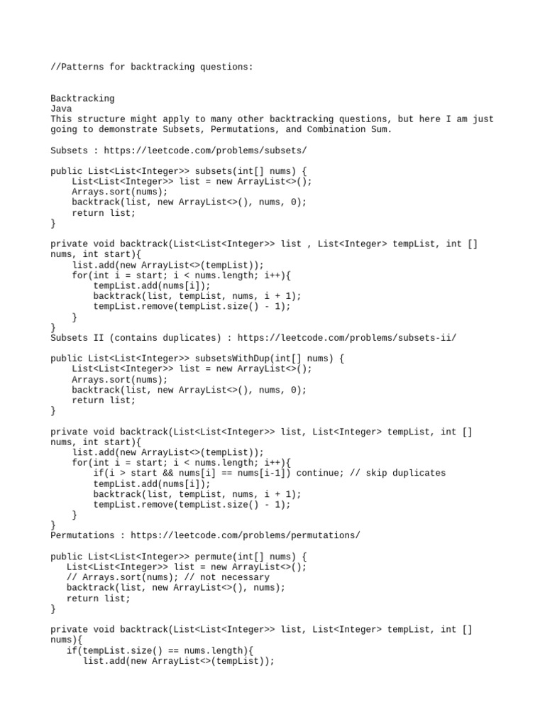 Backtracking | PDF | Computer Programming | Software Engineering