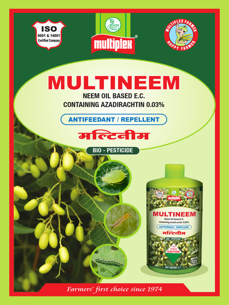 Neem Oil Bio-Pesticide Guide | PDF