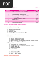 CMA Final Syllabus 2022 Overview | PDF | Government Finances | Taxes