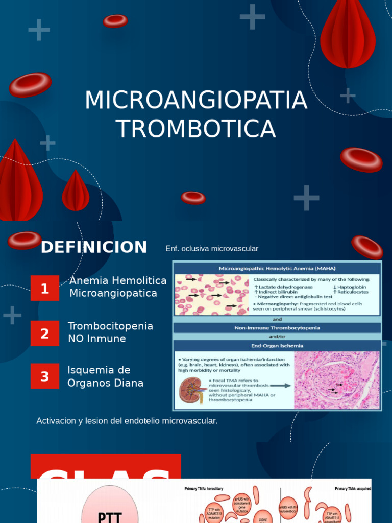 Microangiopatia Trombotica | PDF | Body Fluids | Clinical Medicine