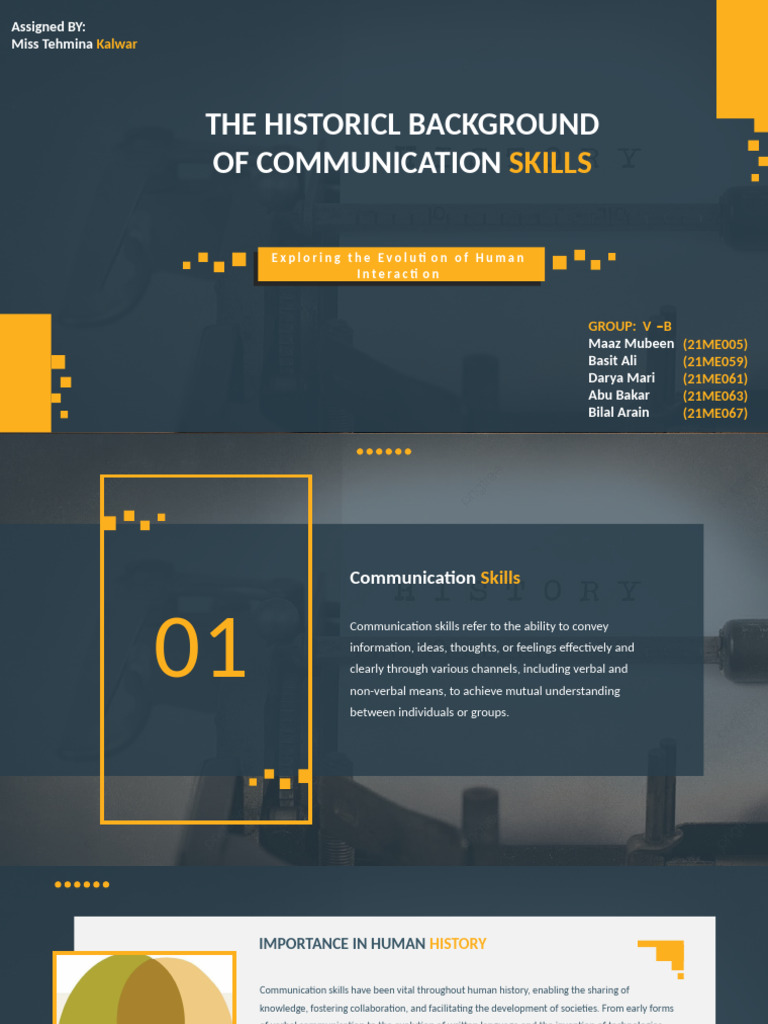 Historical Background | PDF | Communication | Writing