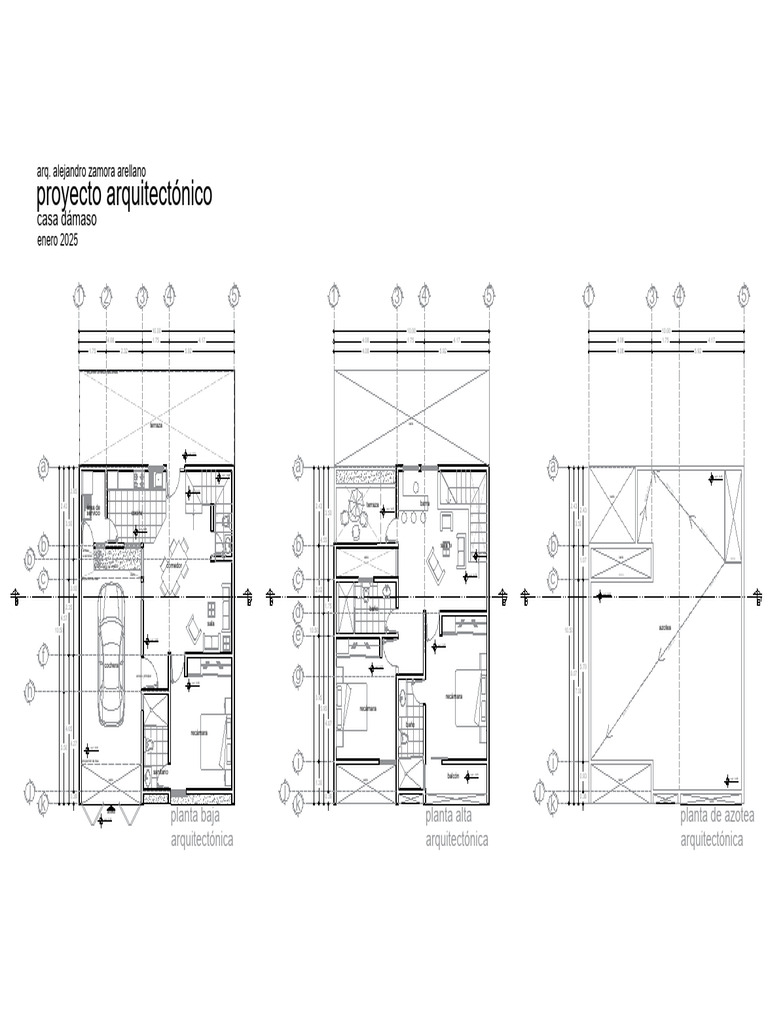 Casa Dámaso Anteproyecto 1 | PDF
