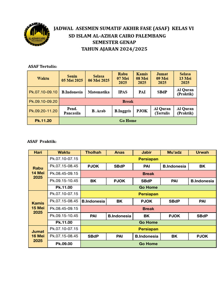 Jadwal | PDF