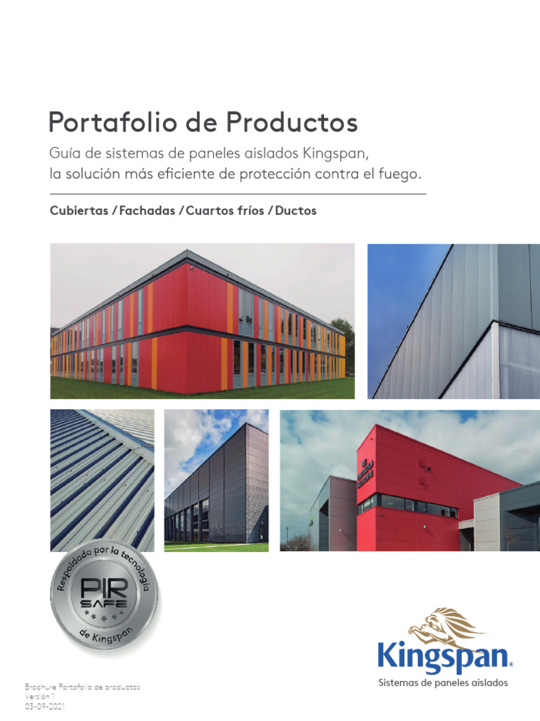 Kingspan Colombia Brochure ES V1 | PDF | Aislamiento térmico