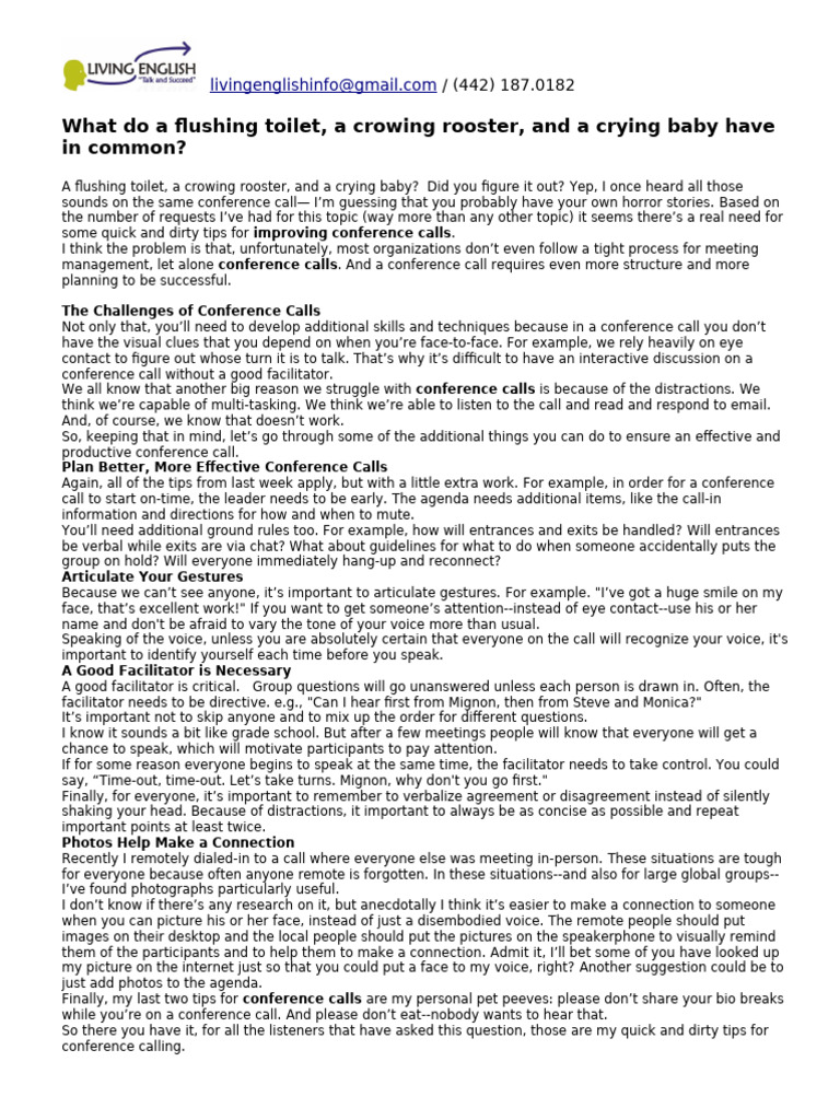 What do a flushing toilet | PDF | Cognition | Human Communication