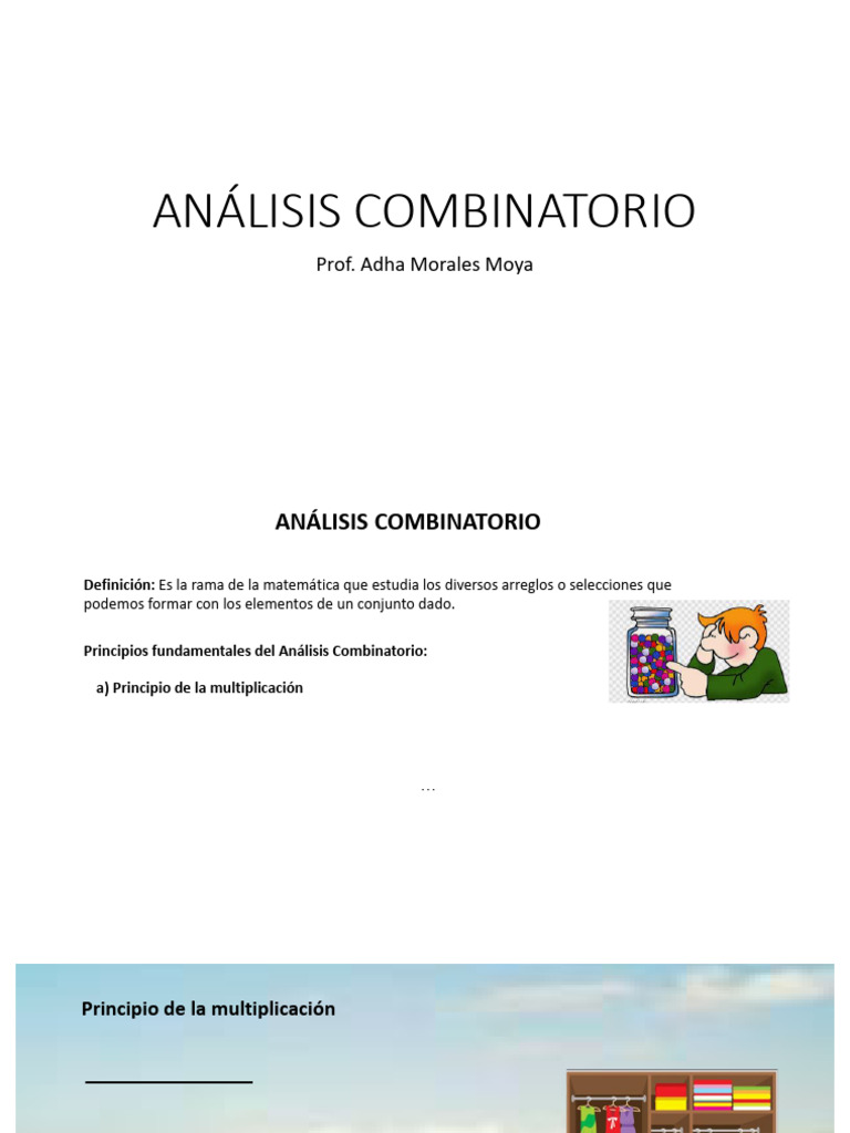 Introducción al Análisis Combinatorio | PDF | Combinatoria | Matemáticas
