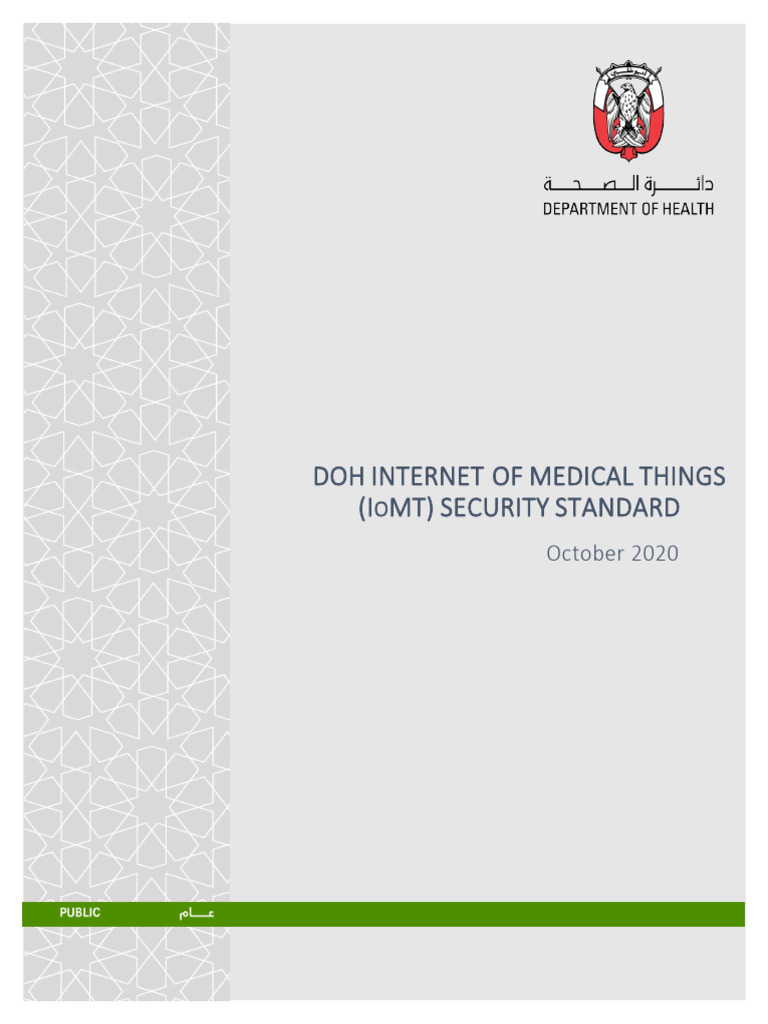 IoMT Security Standard for Healthcare | PDF | Internet Of Things | Security