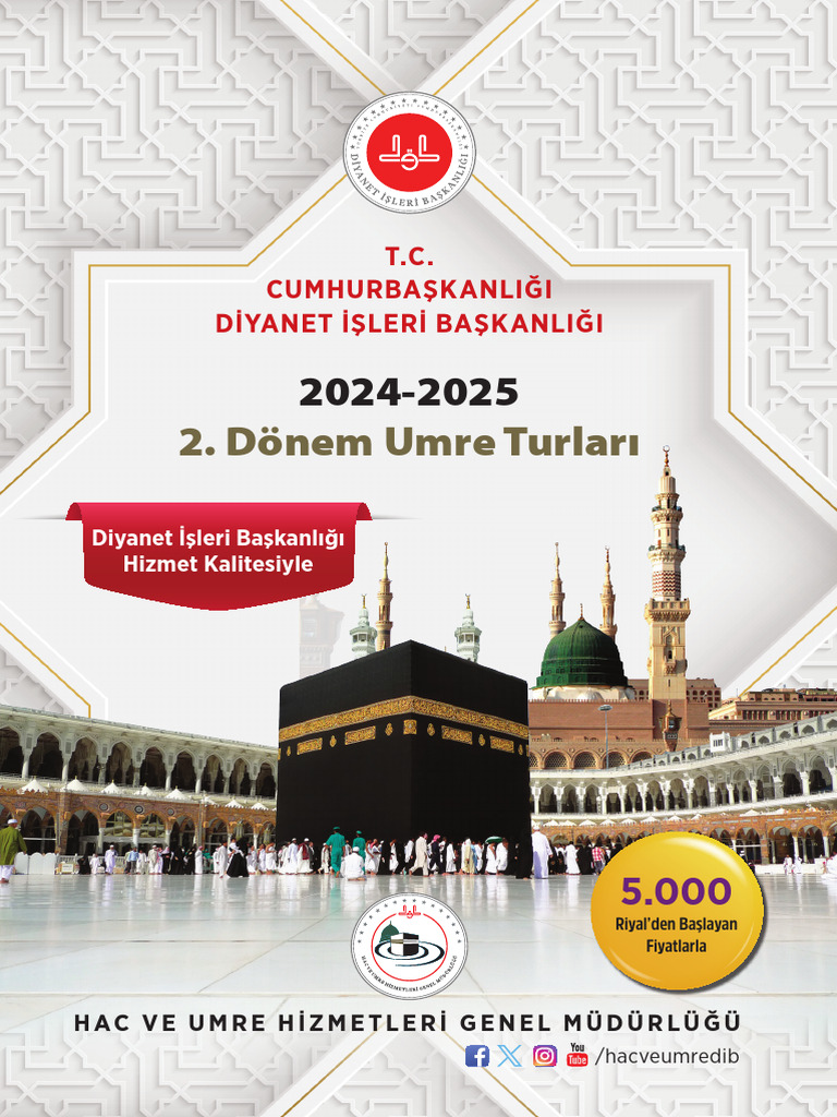 Donem Umre Turlari Brosur 2024 | PDF