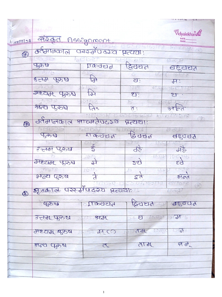 Sanskrit Assignment | PDF