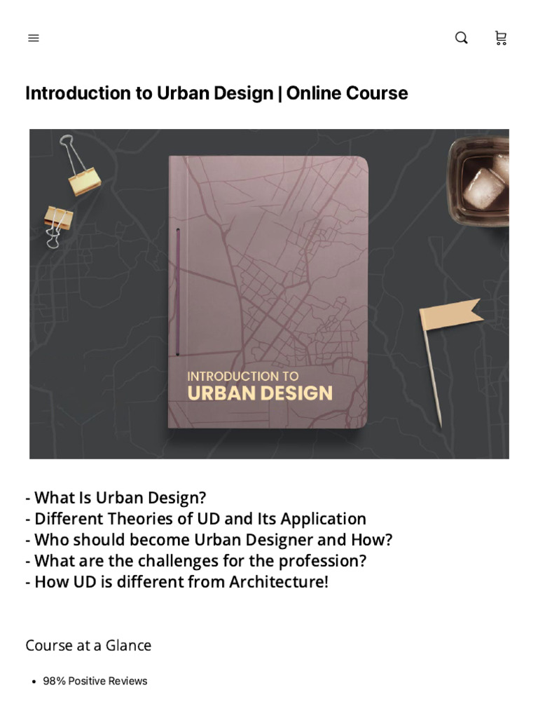 Urban Design Online Course Overview | PDF | Urban Design | Cognition