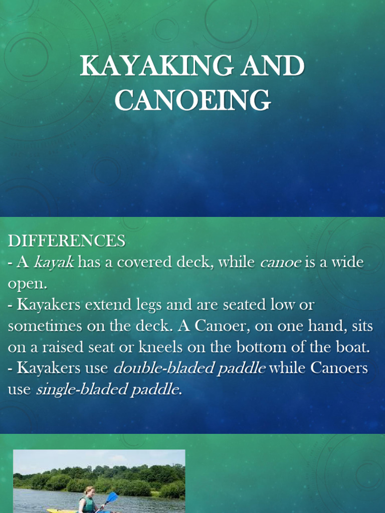 Kayaking and Canoeing | PDF | Kayak | Canoe