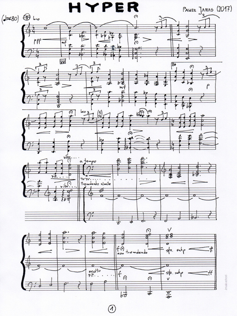 Hyper - Pawel Janas (Score) - 220629 - 182140 | PDF