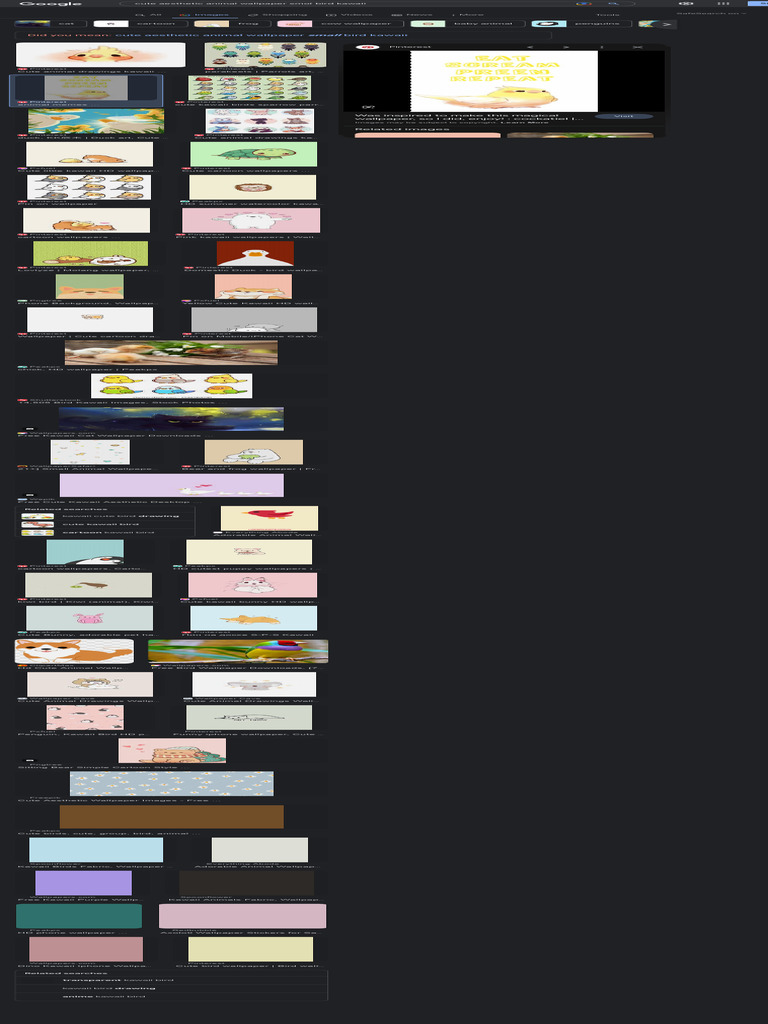 Cute Aesthetic Animal Wallpaper Smol Bird Kawaii - Google Search | PDF