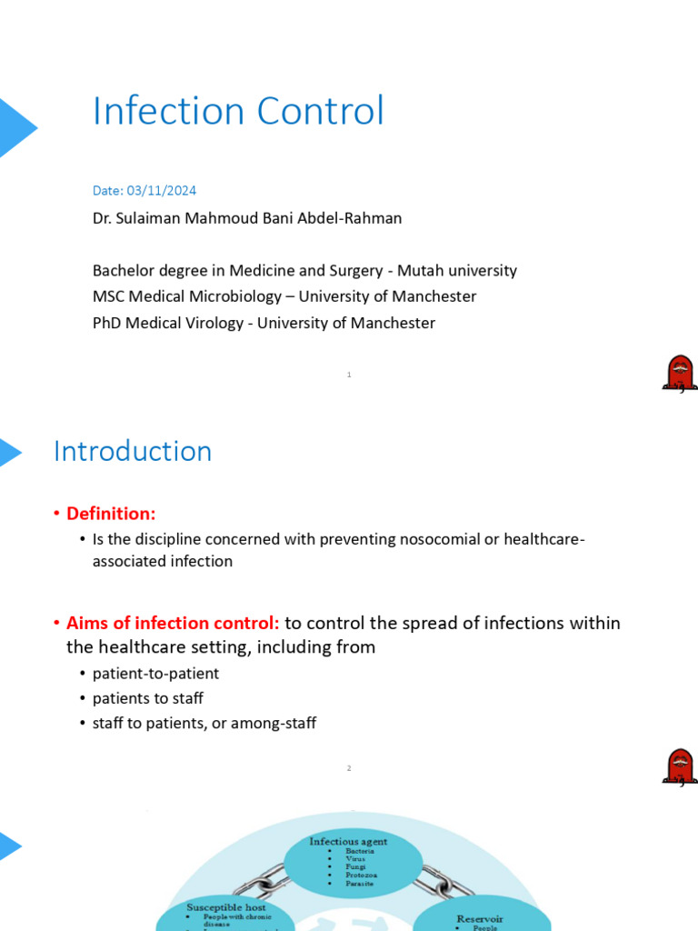 Infection Control Guidelines | PDF | Infection | Medical Specialties