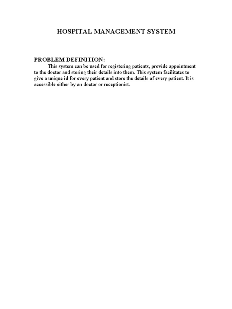 Hospital System for Staff Use | PDF | Patient | Medical Prescription