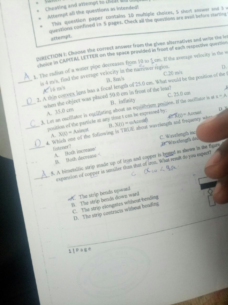 Physics Final Exam 7 (HwU) | PDF