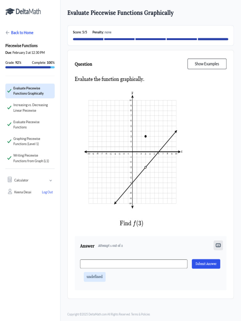DeltaMath Student Application 4 | PDF | Mathematical Analysis | Mathematical Relations