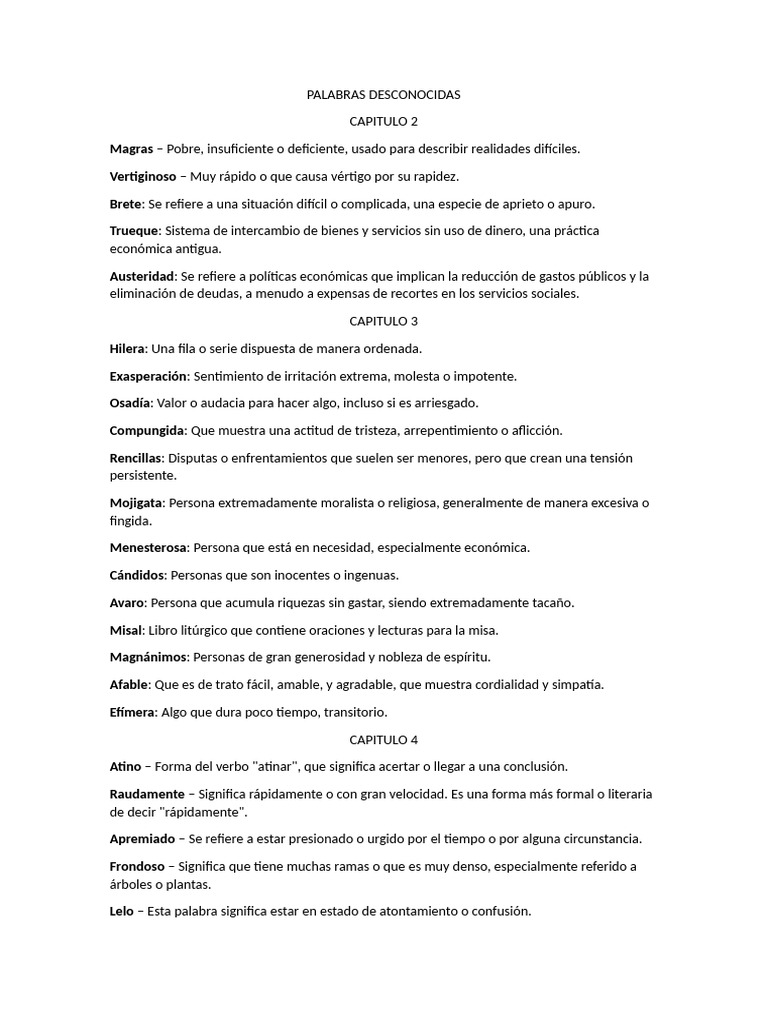 Palabras Desconocidas | PDF | Santeria