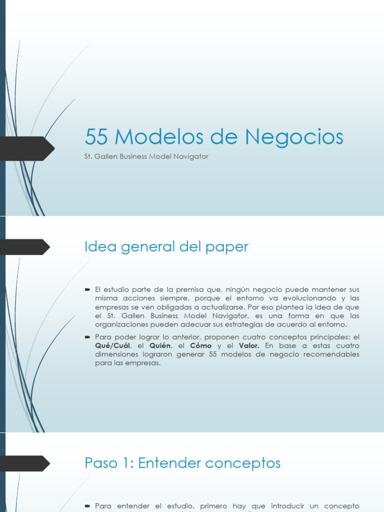 55 Modelos de Negocio | PDF | Modelo de negocio | Business