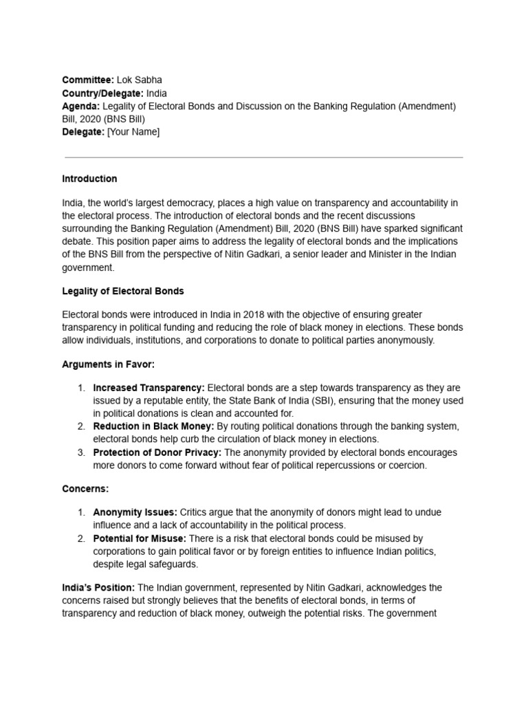 MUN Position Pappers (1) | PDF | Rohingya People | Israeli–Palestinian ...