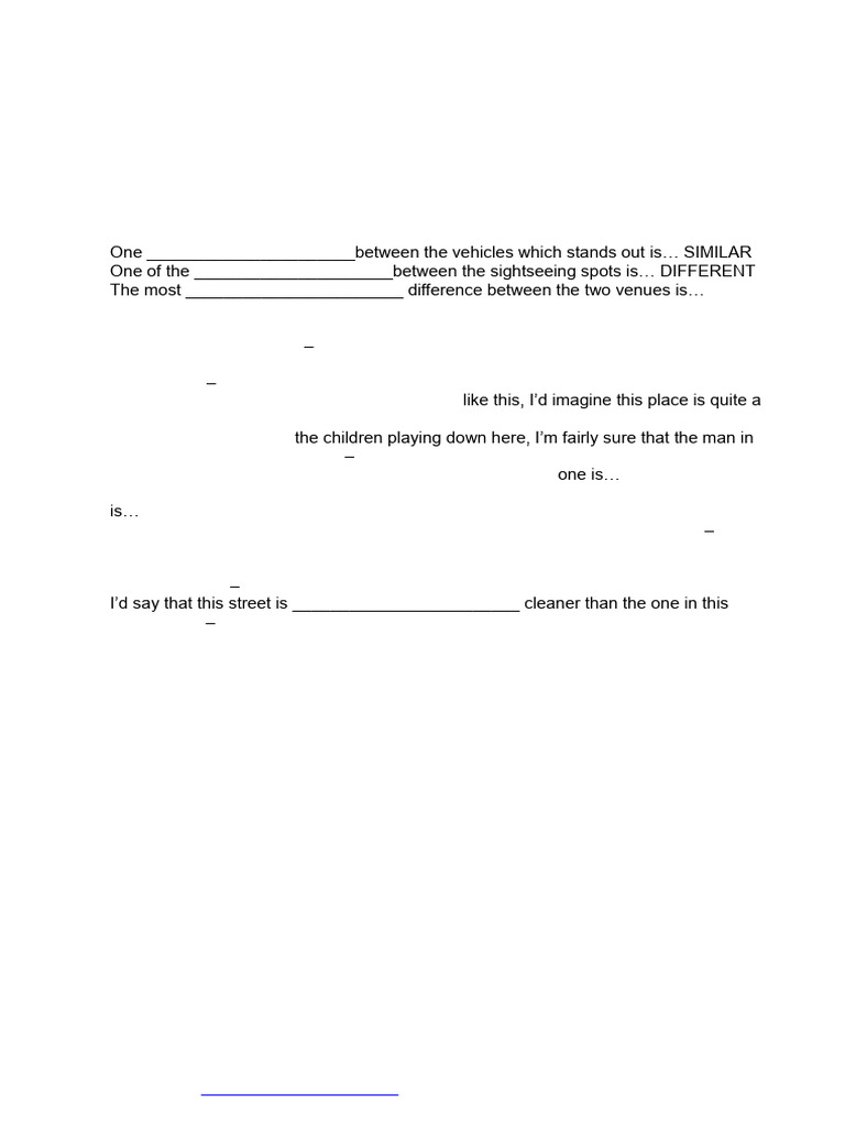 Comparing and Contrasting Fce Use of English Part Three | PDF