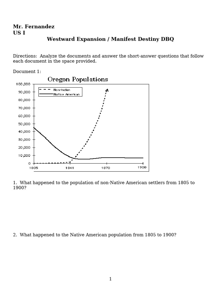 Analyzing Manifest Destiny's Impact | PDF | The United States