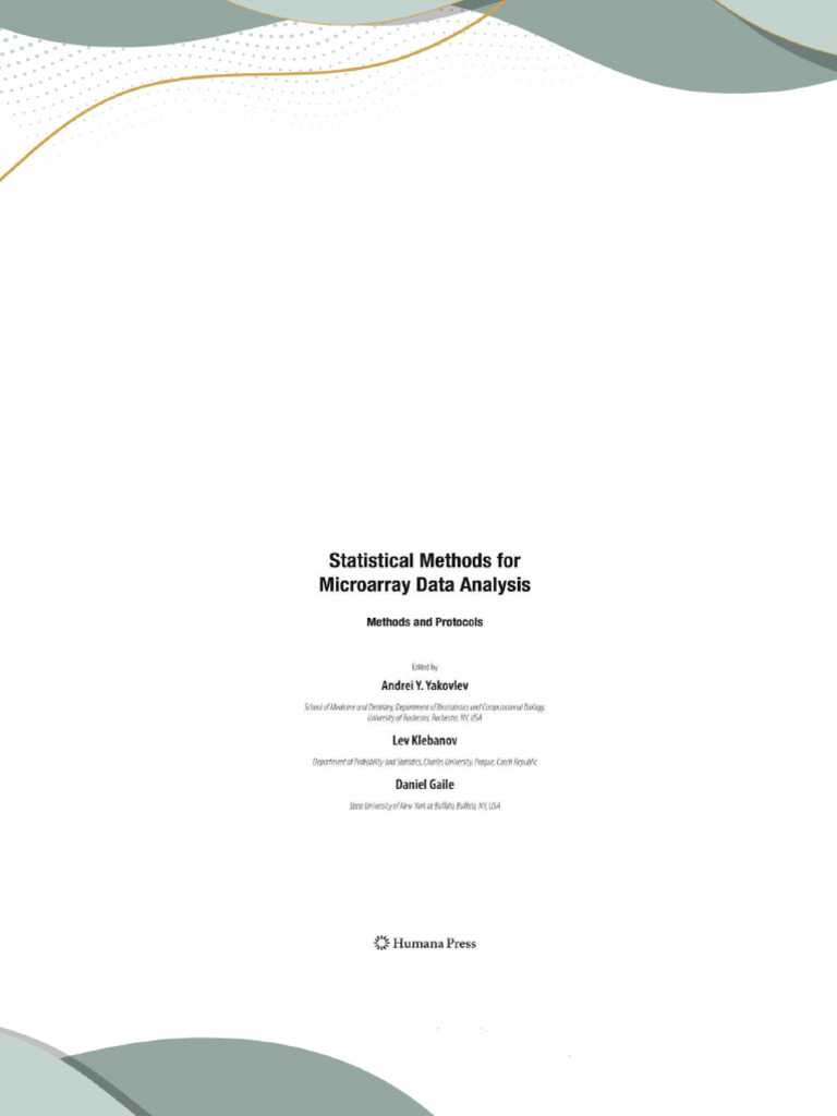 Instant ebooks textbook (Ebook) Statistical Methods for Microarray Data ... Instant ebooks textbook (Ebook) Statistical Methods for Microarray Data ...