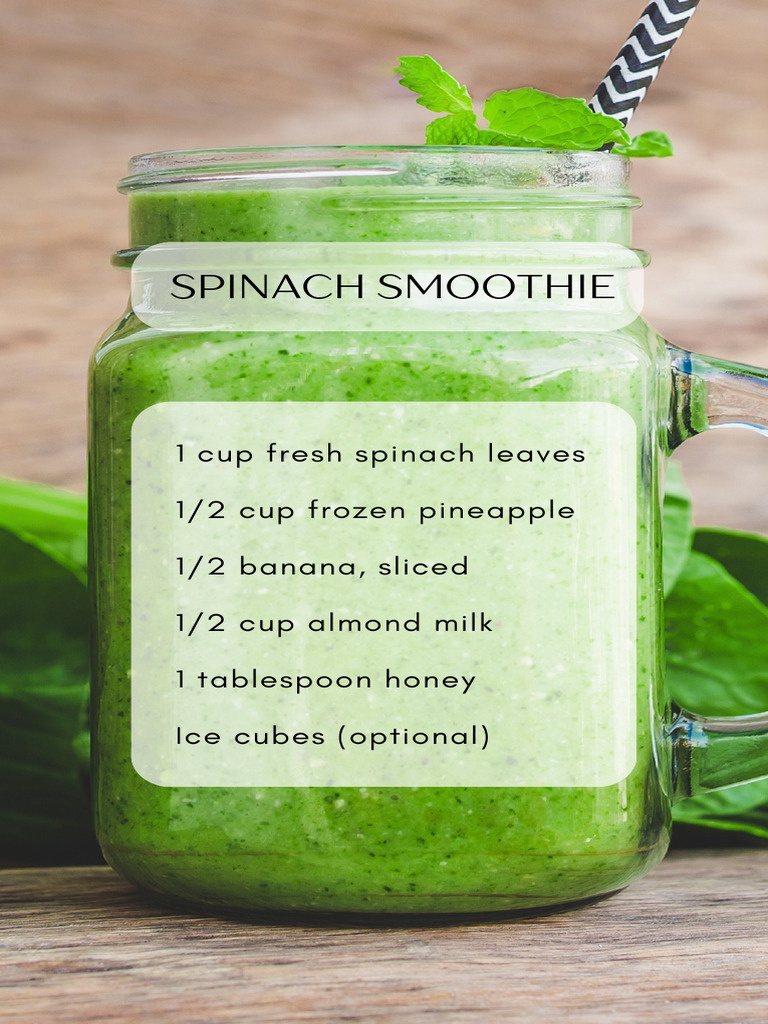 Smothie de Espinaca | PDF